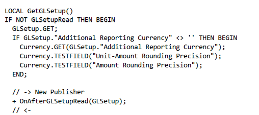 [EventRequest] Codeunit 22 “Item Jnl. – Post Line”, GetGLSetup()[Local] · Issue #3847 ...