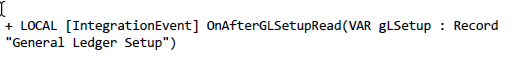 [EventRequest] Codeunit 22 “Item Jnl. – Post Line”, GetGLSetup()[Local] · Issue #3847 ...