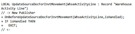 Eventrequest Codeunit 7307 “whse Activity Register” Updatesourcedocforinvtmovement Local 2590