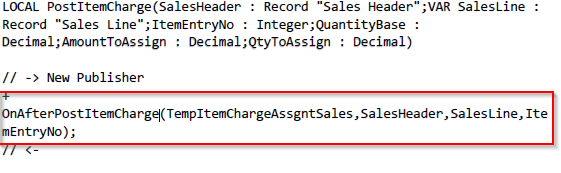 [EventRequest] Codeunit 80 “Sales Post”, PostItemCharge [Local] · Issue #3874 · microsoft ...