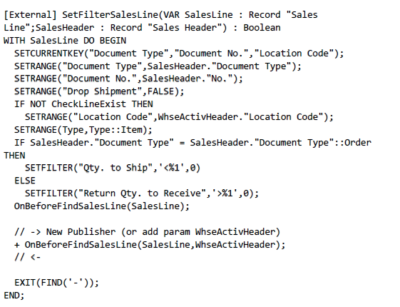 [EventRequest] codeunit 7321 “Create Inventory Put-away”, SetFilterSalesLine [External] · Issue ...