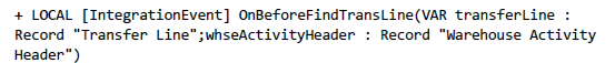 Eventrequest Codeunit 7321 Create Inventory Put Away