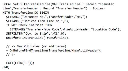 Eventrequest Codeunit 7322 Create Inventory Pickmovement” Setfiltertransferline Local