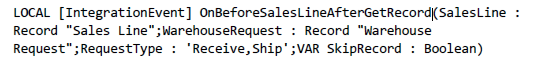 [EventRequest] Report 5753 “Get Source Documents”, Sales Line - OnAfterGetRecord()[Trigger ...