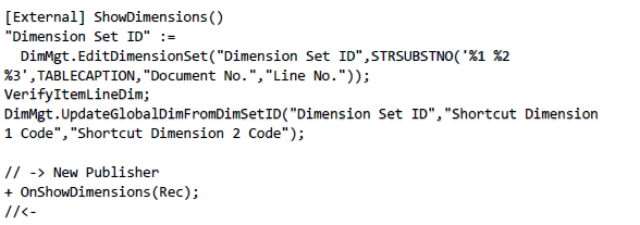 [EventRequest] Table 5741 “Transfer Line”, ShowDimensions[External] · Issue #4220 · microsoft ...