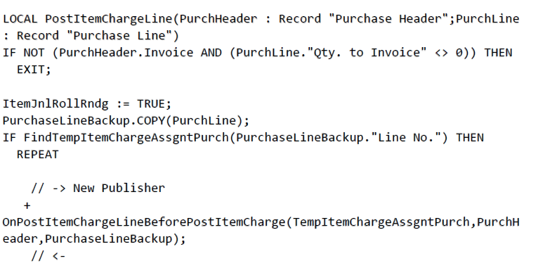 Eventrequest Codeunit 90 “purch Post” Postitemchargeline Local · Issue 4244 · Microsoft 7952