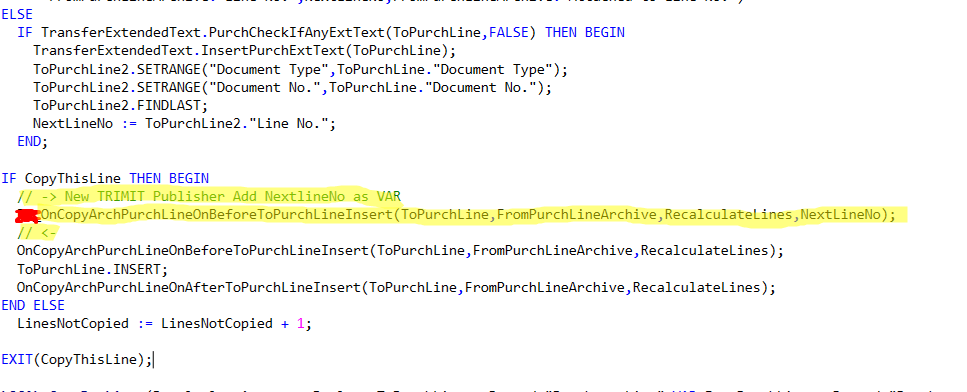 [EventRequest] codeunit 6620 “Copy Document Mgt.”, CopyArchPuchLine [Local] · Issue #4751 ...