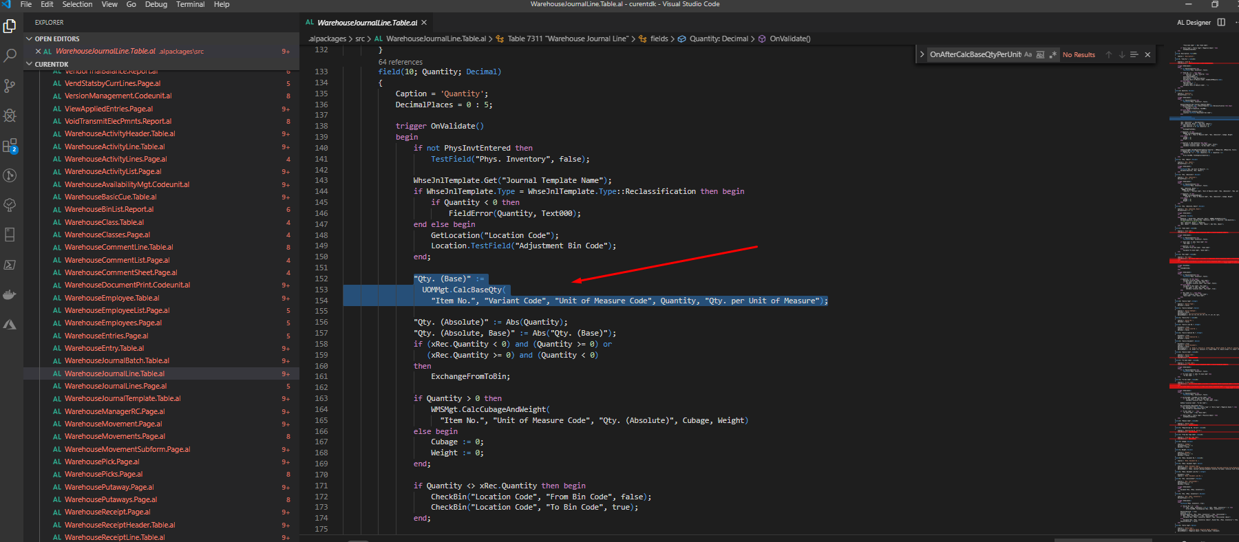 [Replace method] Replace method for CalcBaseQty on table 5767 · Issue ...