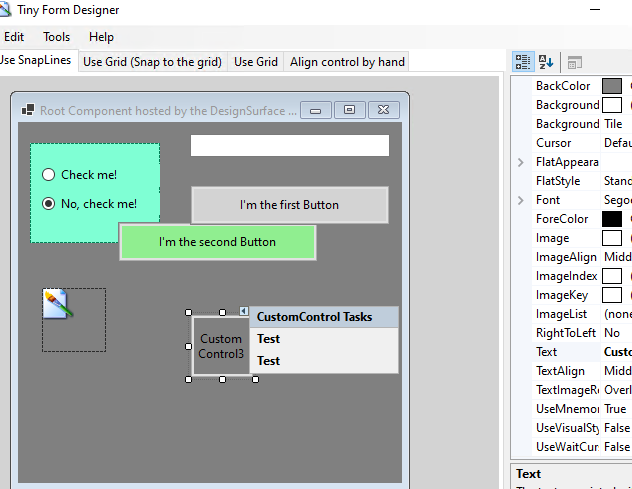 Smart Tag support in WF · Issue #4887 · dotnet/winforms · GitHub