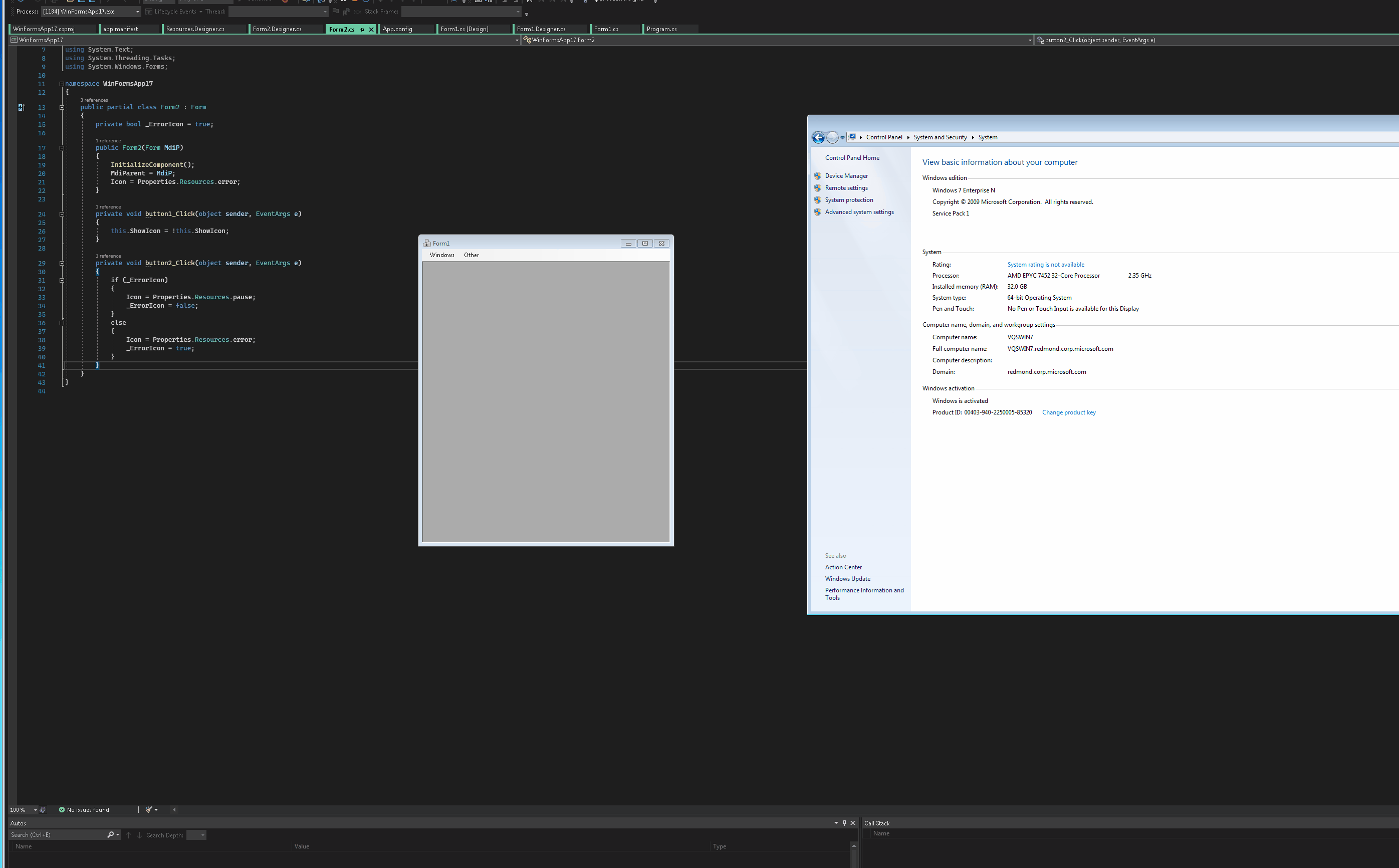 [Regression] NullReferenceException on maximized MDI child icon changes with 150% DPI · Issue ...