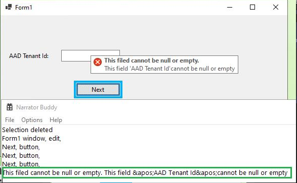 Accessibility Screenreader Nvdanarrator Are Not Reading The Tooltip Message · Issue 2073