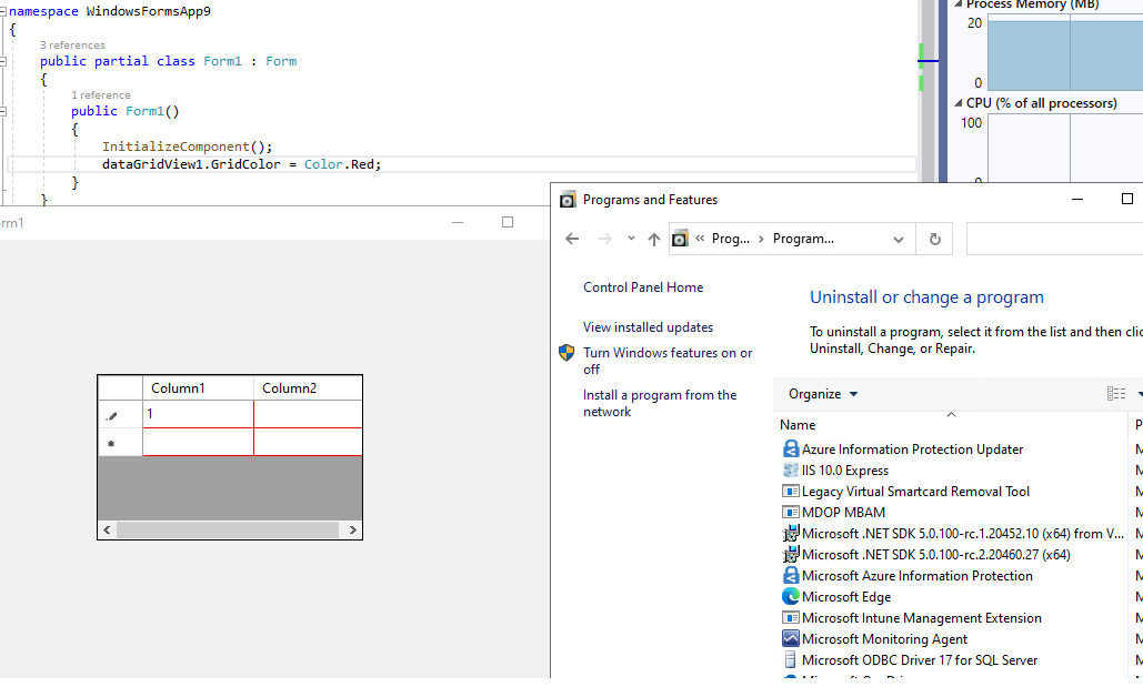 The GridColor property of DataGridView doesn't work · Issue #3829 ...