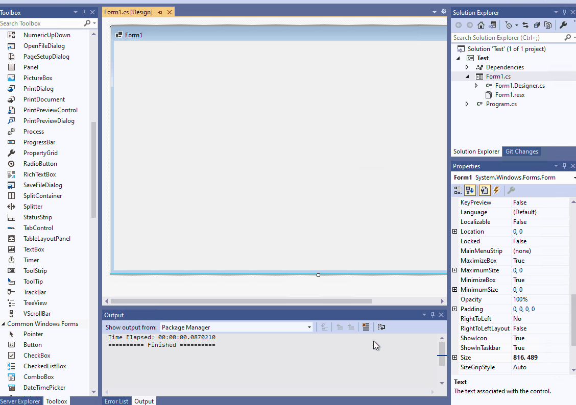 A warning dialog pops up when setting SelectedImageIndex property to ...