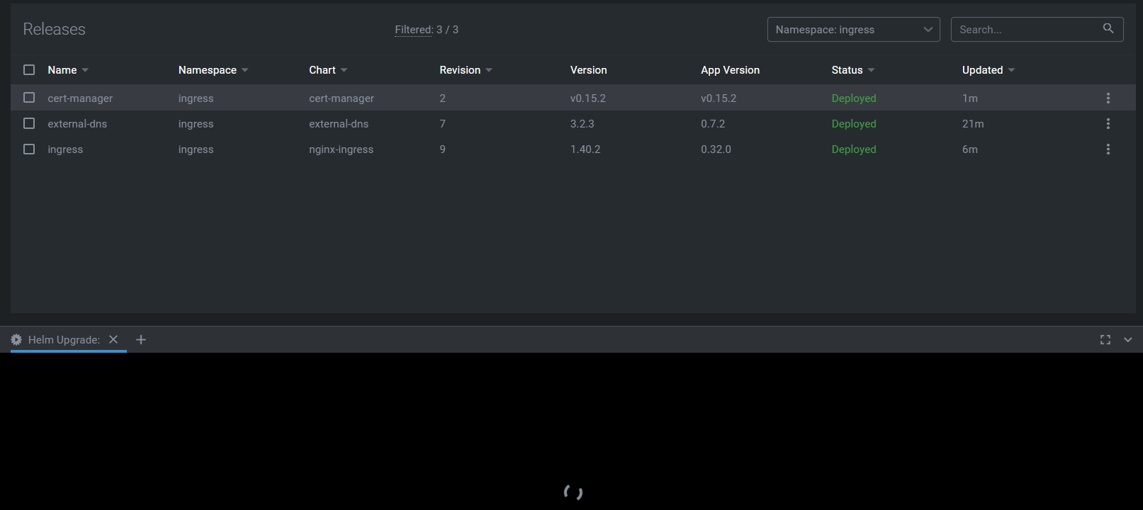 helm does not take into the repository from which the chart is ...