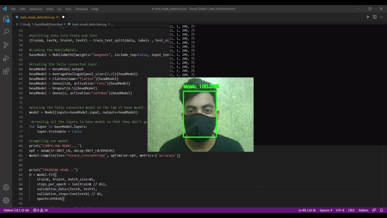 GitHub - Bhavesh-py/FaceMaskDetectionSystem: Face Mask Detection System ...