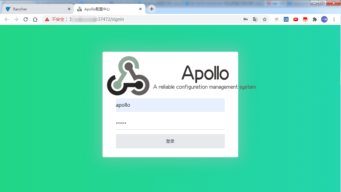 超简单的Rancher安装Apollo集群 · Issue #3260 · apolloconfig/apollo · GitHub