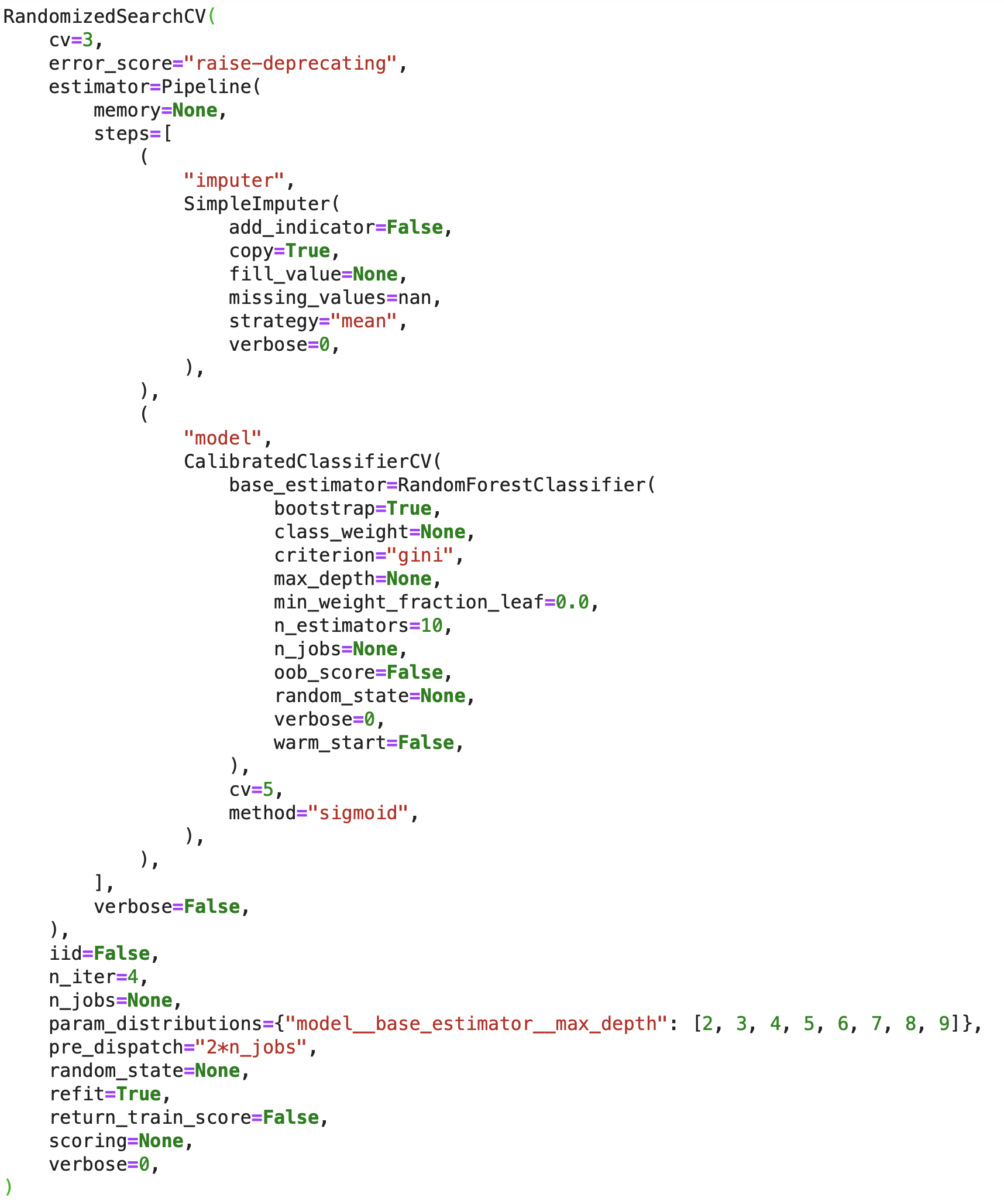 really weird __repr__ · Issue #14546 · scikit-learn/scikit-learn · GitHub