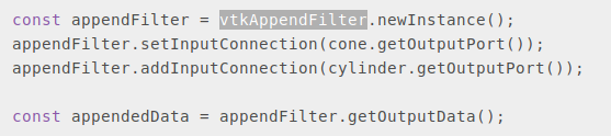 error in documentation for AppendPolyData ? · Issue #1111 · Kitware/vtk-js · GitHub