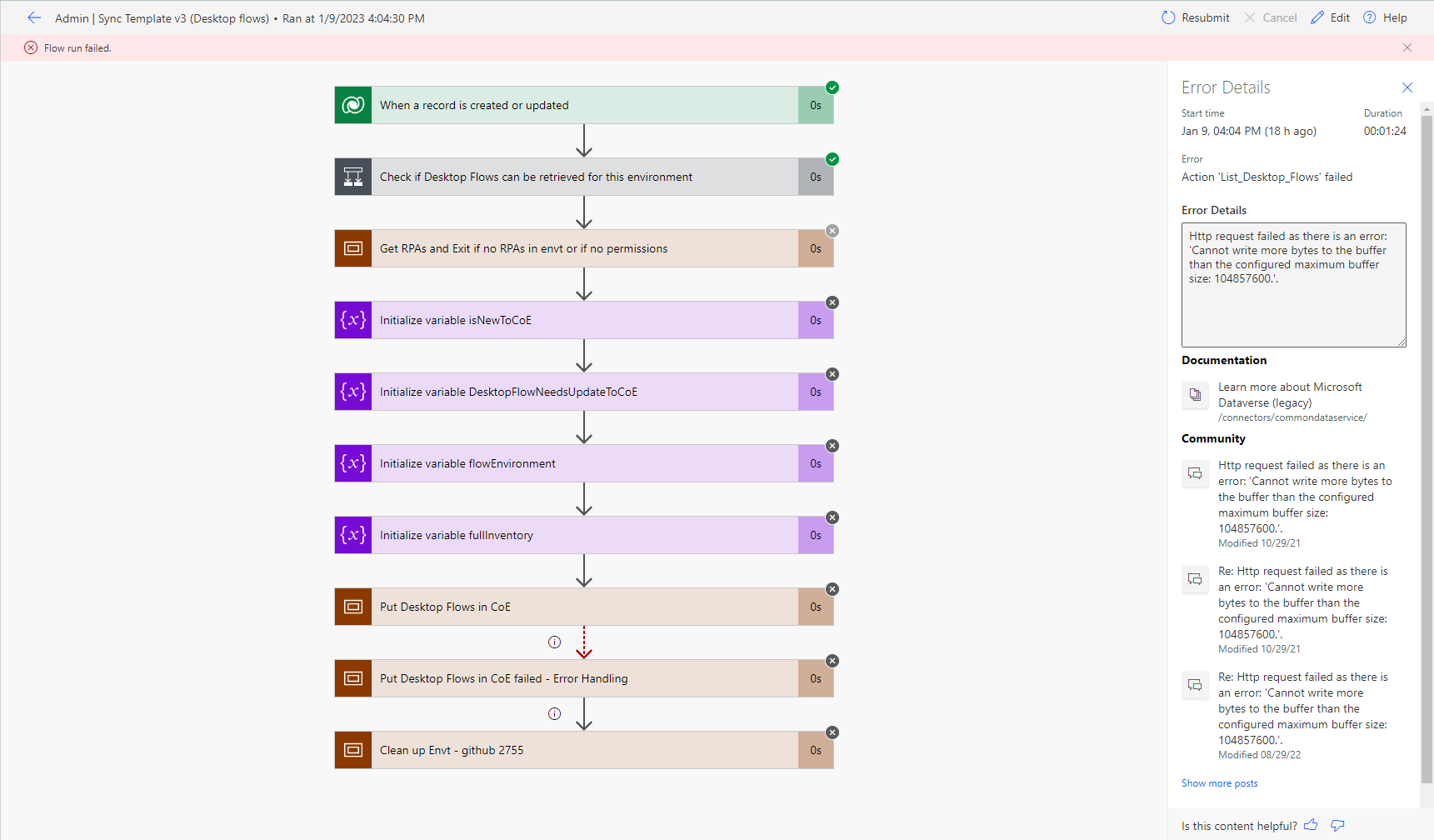 CoE Starter Kit BUG Admin Sync Template V3 Desktop Flows Max CoE Starter Kit BUG Admin Sync Template V3 Desktop Flows Max