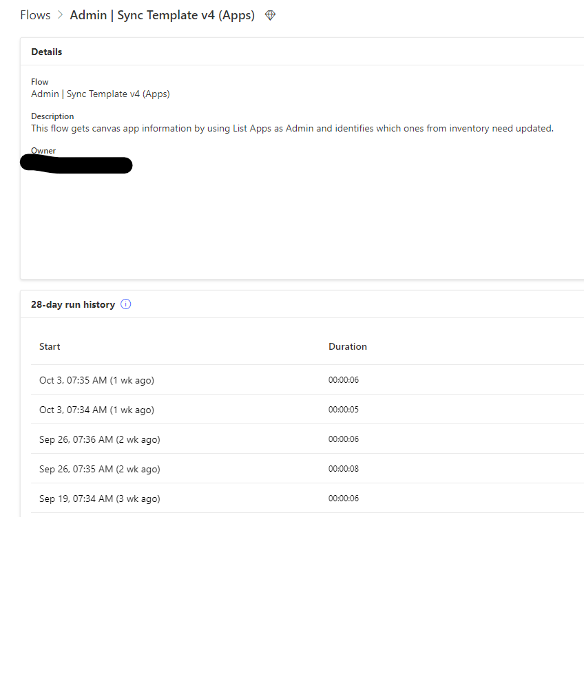 Coe Starter Kit Bug Sync Flows For Apps Flows Not Running Daily As In V3 Version · Issue 7671