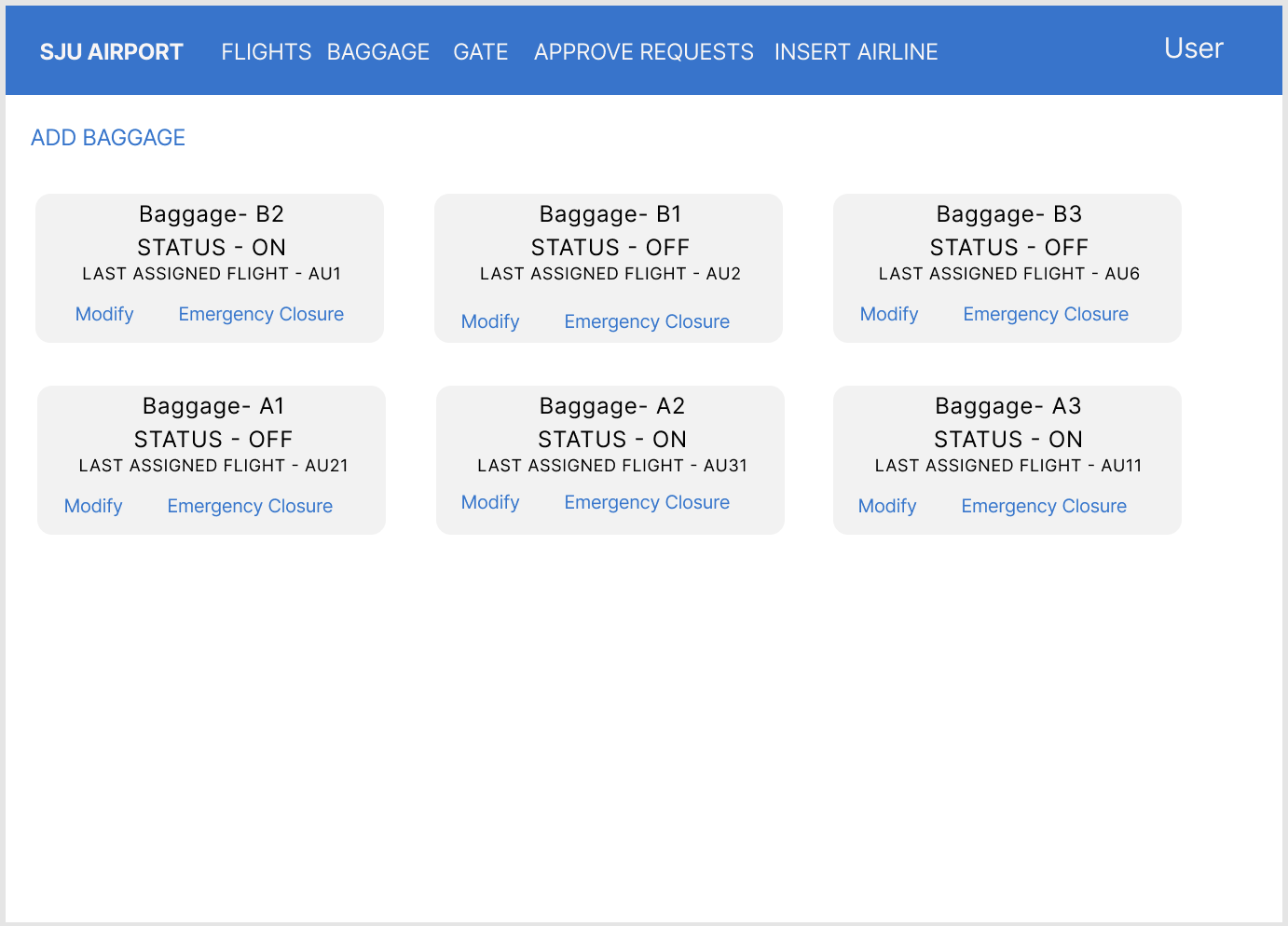 GitHub - gopinathsjsu/Airport-Management-System: team-project-sunrisers created by GitHub Classroom