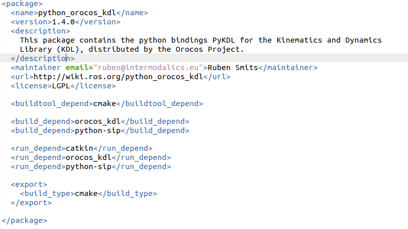 Pykdl Throwing Segmentation Fault After Passing A Str To Tree Method In Ros Noetic · Issue 1848