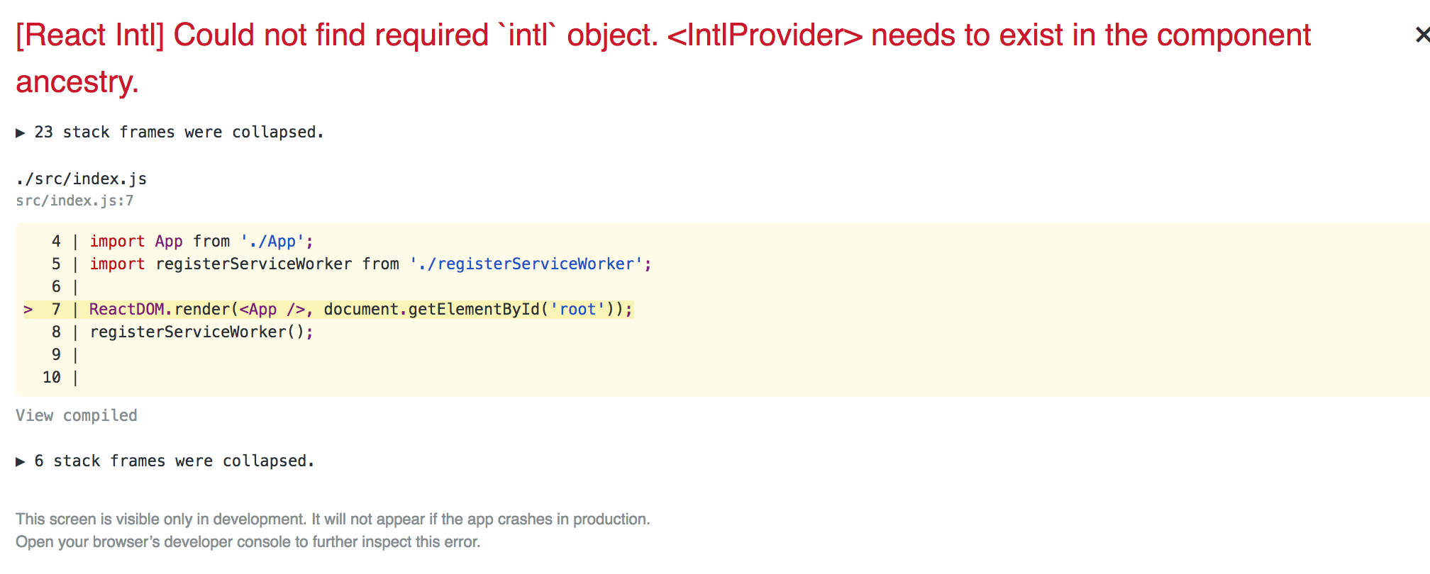 Use default translations as failback when IntlProvider is missing · Issue #1079 · formatjs ...