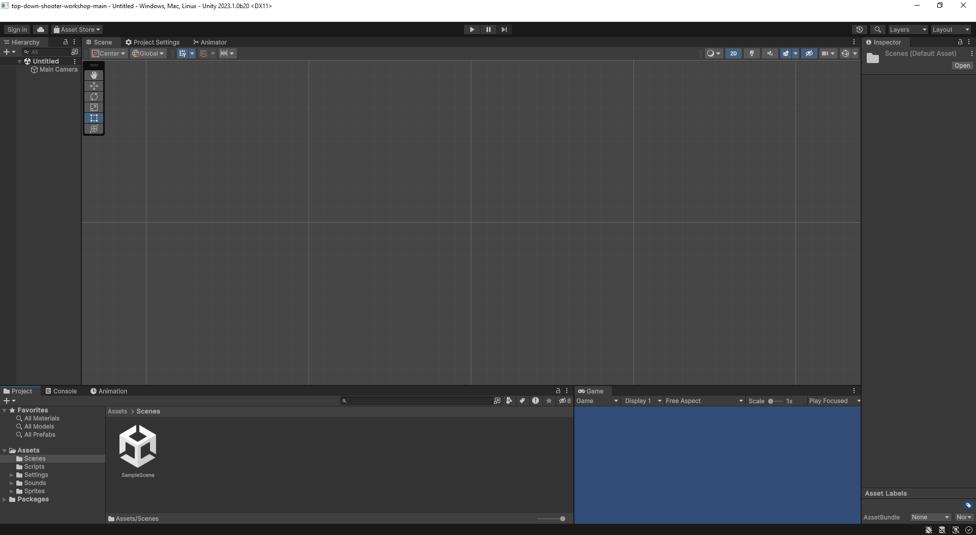 GitHub - Space-Hotel/top-down-shooter-workshop: Unity проект который мы делаем в серии воркшопов ...