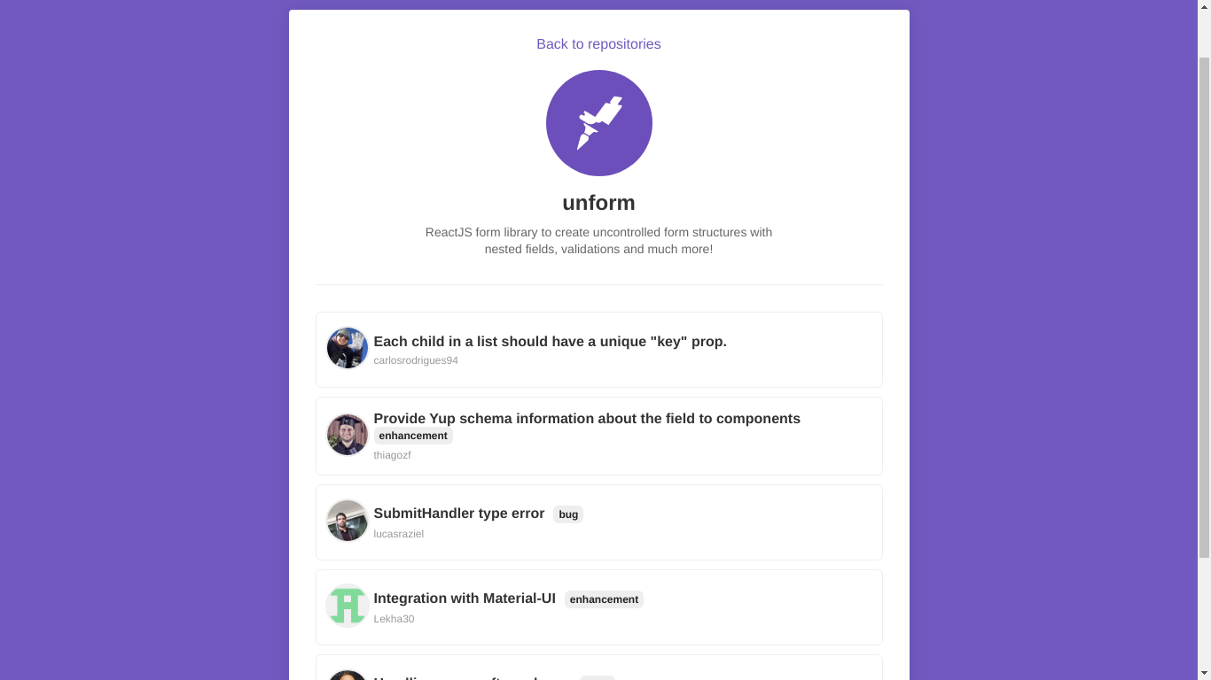 Github Vitorgiovanerocketseat Bootcamp First Project With Reactjs Desafio 5 Primeiro