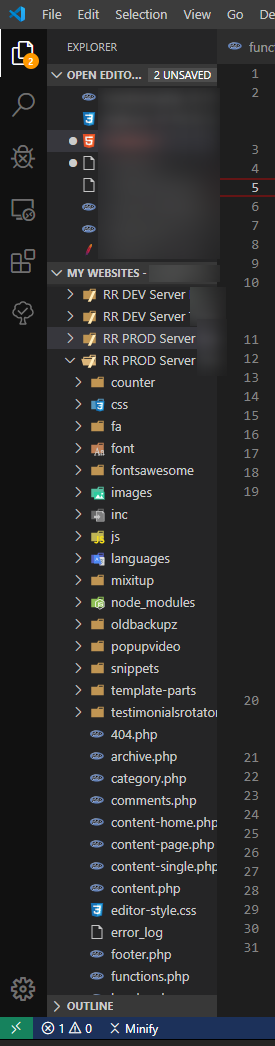 Sticky Headers in the Explorer Tree view? · Issue #89856 · microsoft/vscode · GitHub