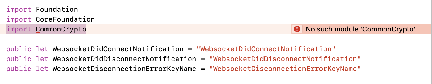 No such module CommonCrypto · Issue #1121 · socketio/socket.io-client-swift · GitHub