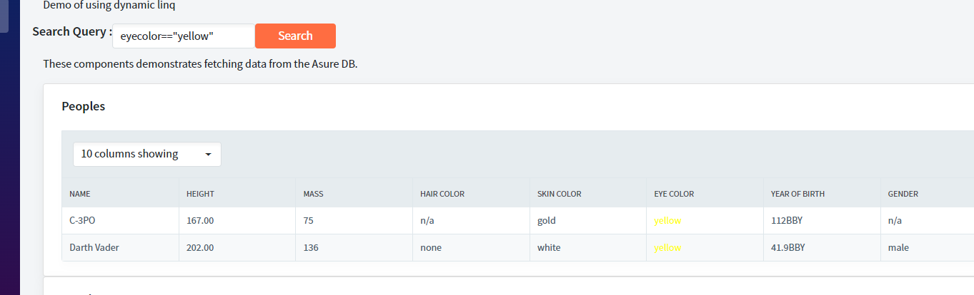 GitHub - BianyuWang/BlazorWASMAndAzureSql: Quick Example of Blazor WASM ...