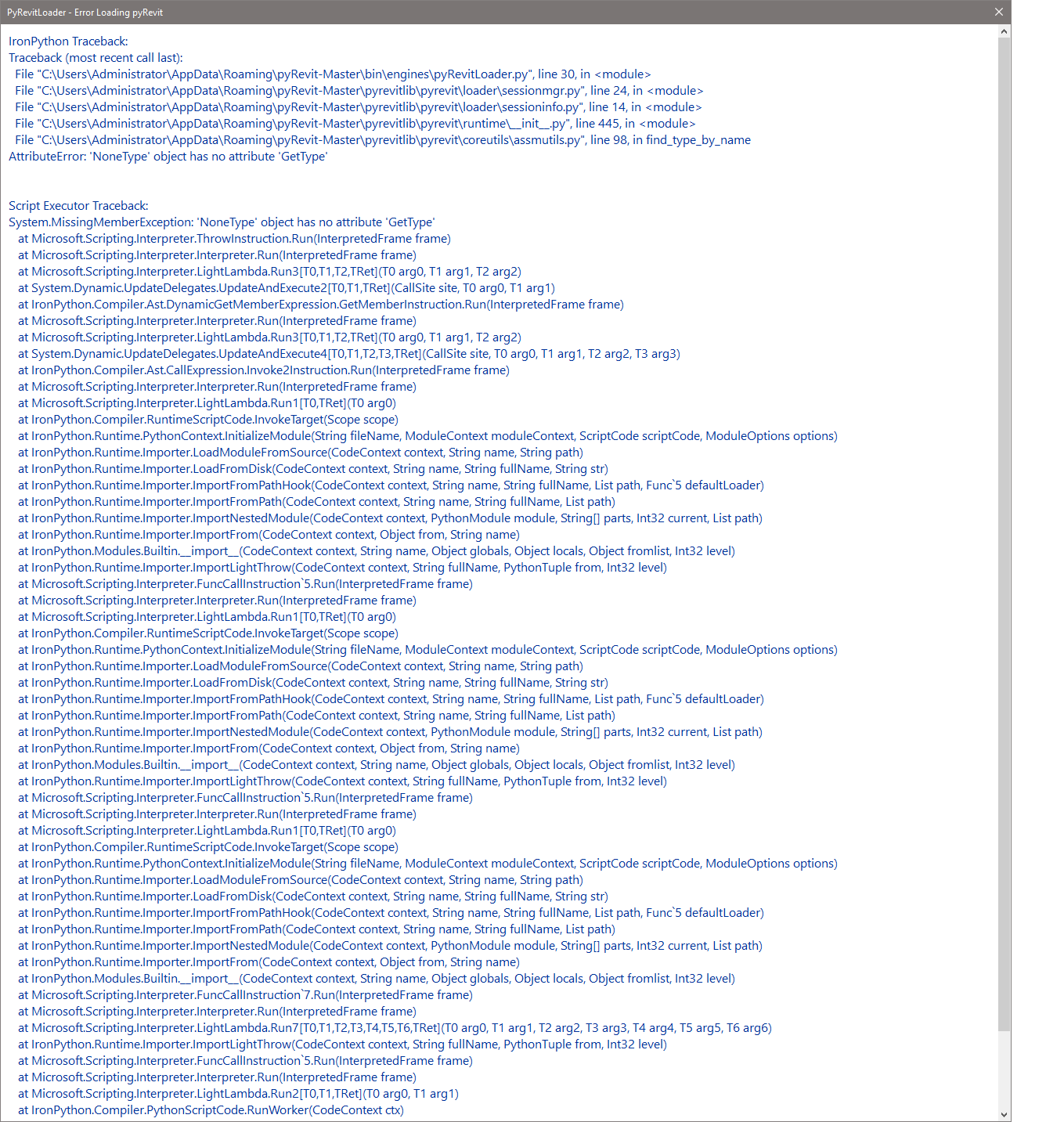 Install Error - eirannejad/pyRevit · Issue #966 · pyrevitlabs/pyRevit · GitHub