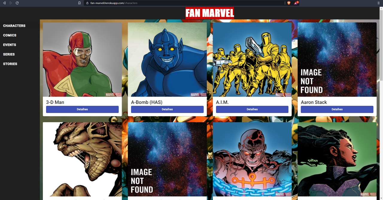 GitHub - Eduardo-ops/Fan-Marvel: Site que nos oferece uma base de dados ...
