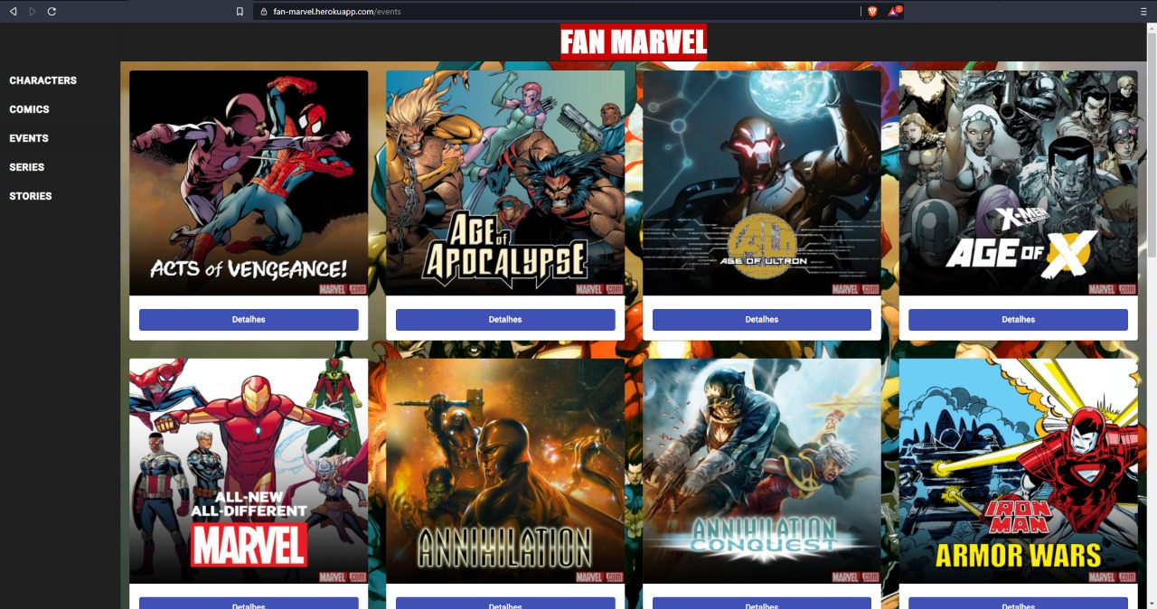 GitHub - Eduardo-ops/Fan-Marvel: Site que nos oferece uma base de dados ...