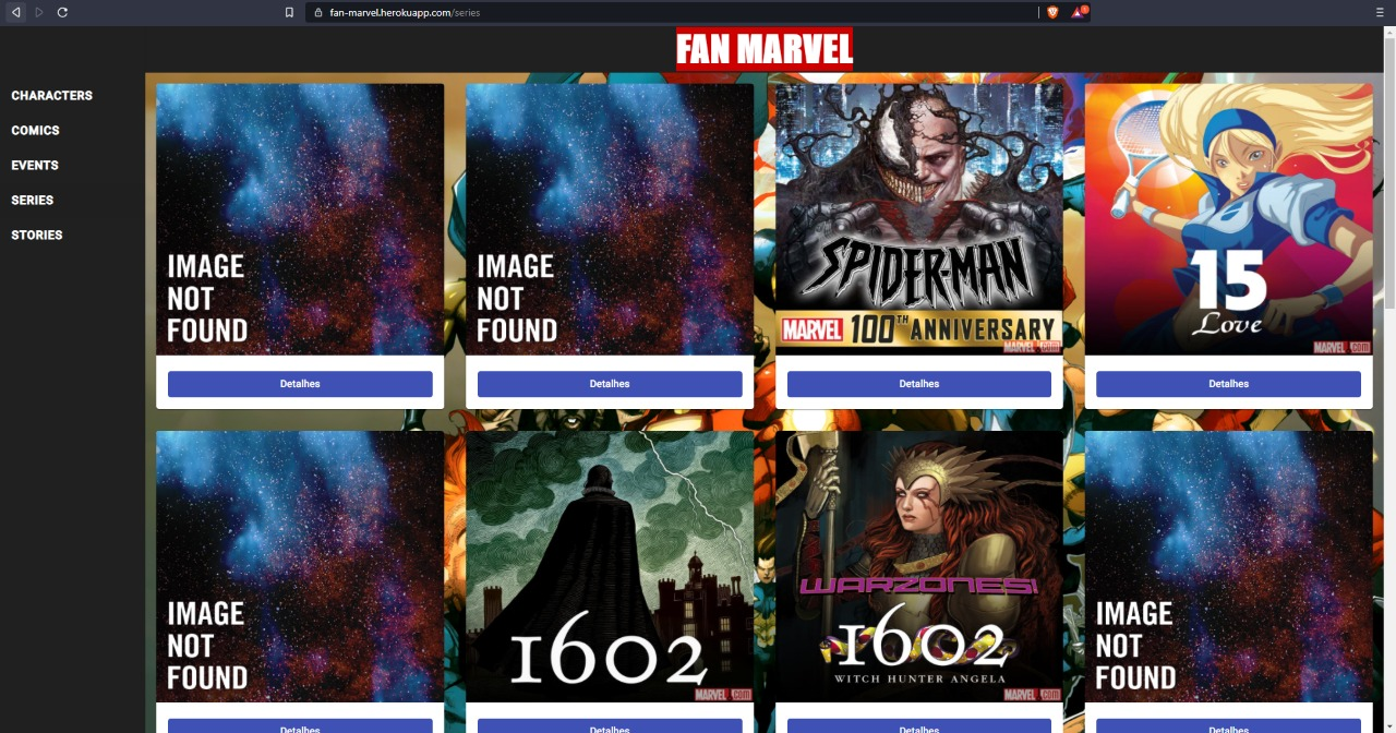 GitHub - Eduardo-ops/Fan-Marvel: Site que nos oferece uma base de dados ...