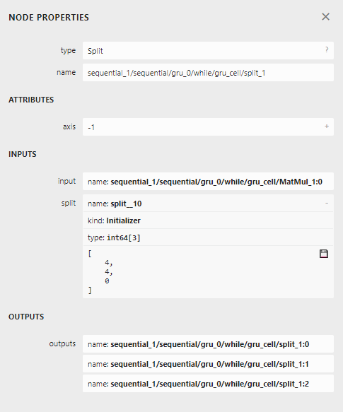 Onnx Runtime Failed To Run An Exported Keras Model With Split Operator In Float64 · Issue 1613
