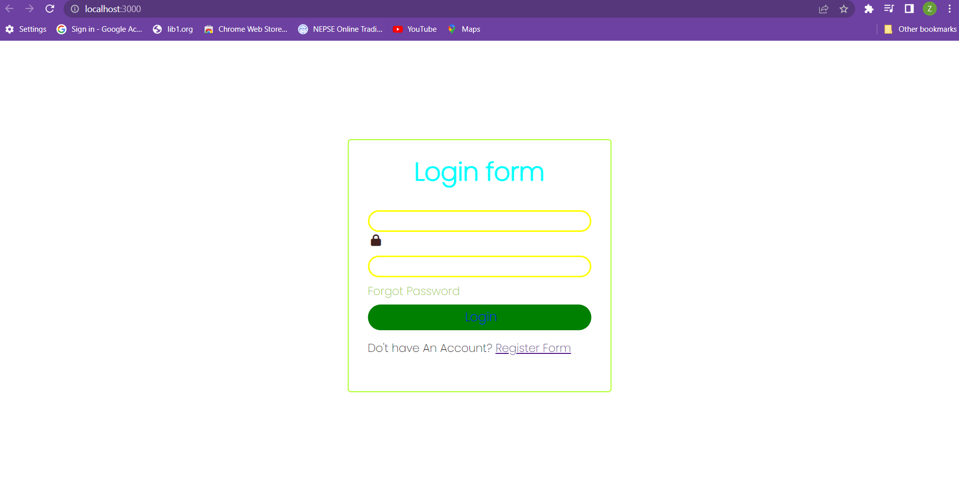 GitHub - amit3075/LoginFormUsingReact: LoginFormUsingReact