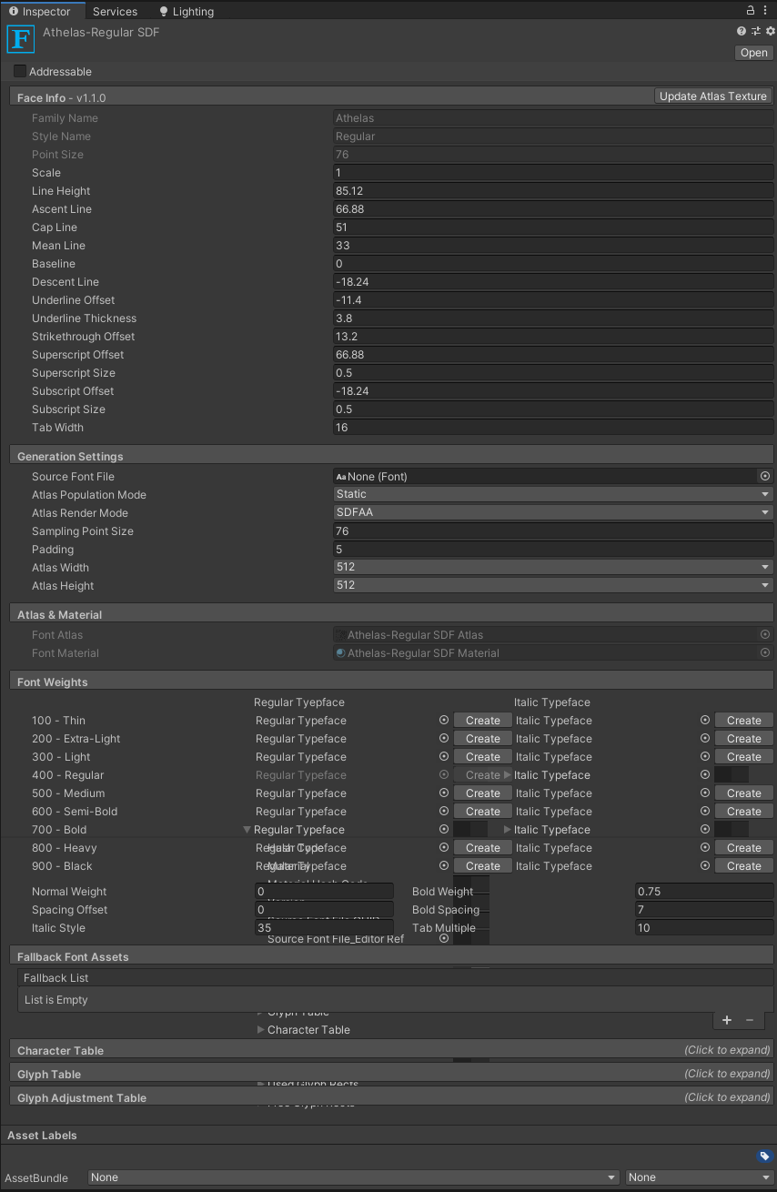 Displays the fields of a ScriptableObject in the inspector · GitHub