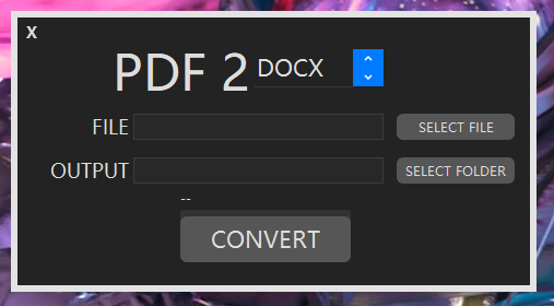 GitHub - ikepacheco/PDF-Converter: Can convert PDF files to some type ...