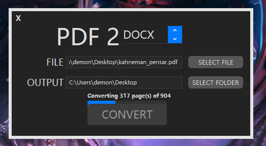 GitHub - ikepacheco/PDF-Converter: Can convert PDF files to some type ...