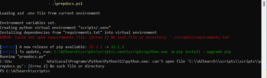After successful deployment trying to add new files in the data folder ...