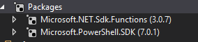 Azure Function App 3.0 C# : commands/modules not available on using Microsoft.powershell.sdk ...