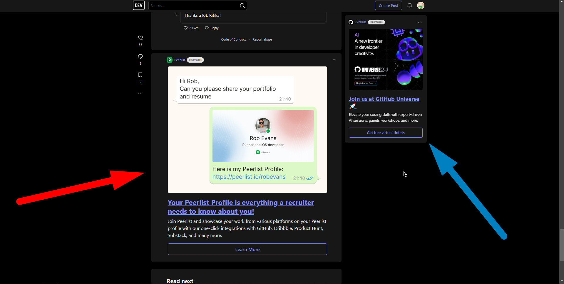 dev.to: ads · Issue #20527 · uBlockOrigin/uAssets · GitHub