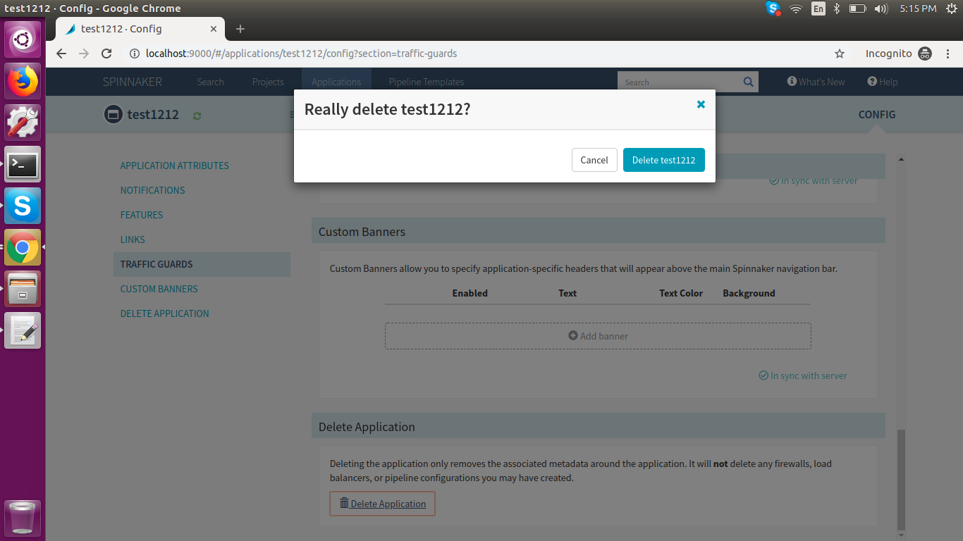 Could not delete application in spinnaker · Issue #4705 · spinnaker/spinnaker · GitHub