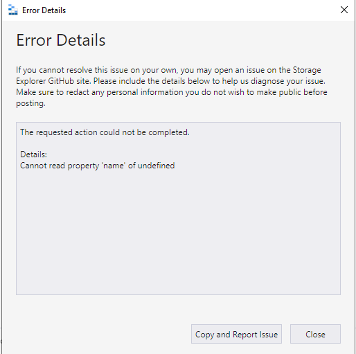 An error dialog pops up when executing 'Propagate Access Control Lists…' for one SAS attached ...