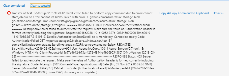Fail to paste one ADLS Gen2 blob · Issue #2192 · microsoft/AzureStorageExplorer · GitHub