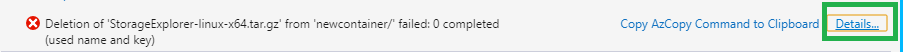 Add 'Details...' in Activities when deleting multiple leased ADLS Gen2 blobs · Issue #2284 ...