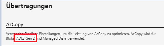 Update 'ADLS Gen 2' to 'ADLS Gen2' in Settings AzCopy part with German · Issue #2497 · microsoft ...