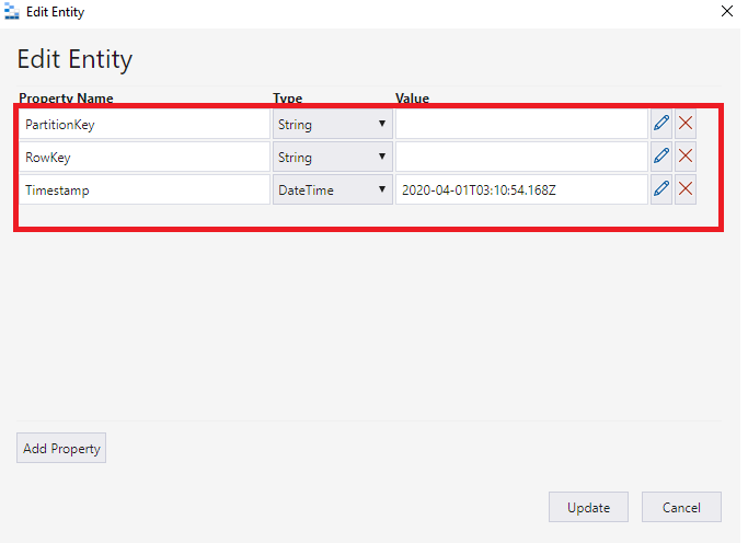 Partitionkey And Rowkey And Timestamp Properties Are Editable In Edit Entity Dialog · Issue
